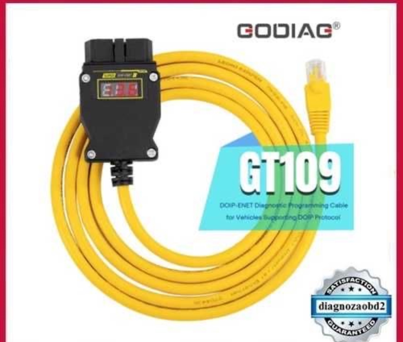 Tester auto GODIAG GT109 pentru BMW ENET, Benz, VAG, JLR, Volvo, cu DOIP